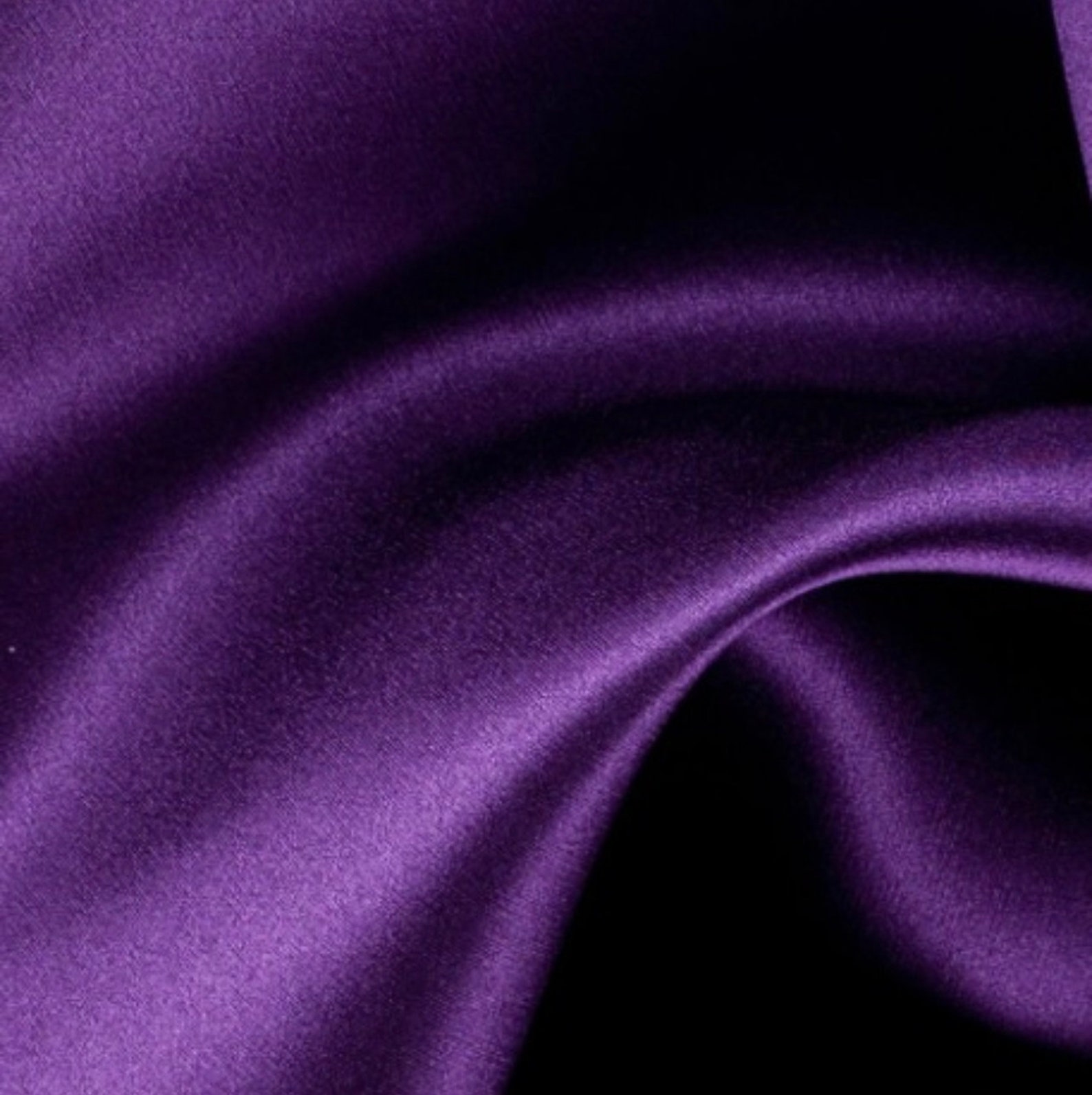 Purple Satin Fabric Silky Satin Fabric Purple Bridal Satin - Etsy