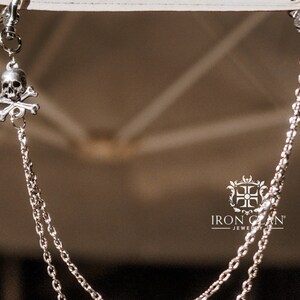 INFINITY CROSSBONES Pants Chain (skull Pants Chain • Handsculpted Pants ...