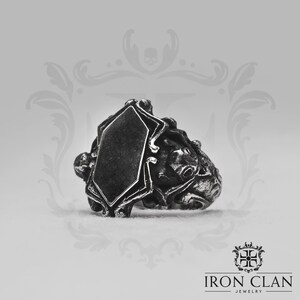 CYGNUS (handmade Ring • Gothic Signet Ring) - Etsy