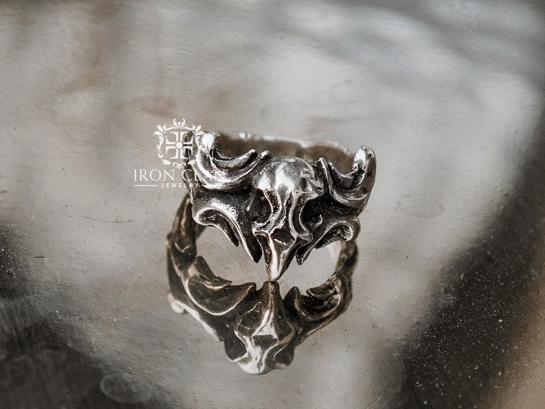 ABRAXAS (handsculpted Ring • 925 Silver and Gold Signet Ring) - Etsy