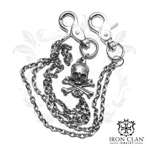 INFINITY CROSSBONES Pants Chain (skull Pants Chain • Handsculpted Pants ...