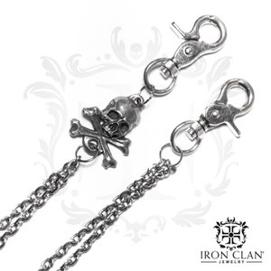 INFINITY CROSSBONES Pants Chain (skull Pants Chain • Handsculpted Pants ...