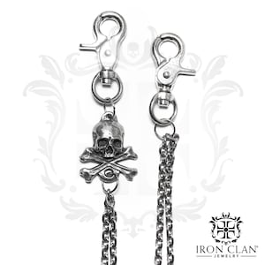 INFINITY CROSSBONES Pants Chain (skull Pants Chain • Handsculpted Pants ...