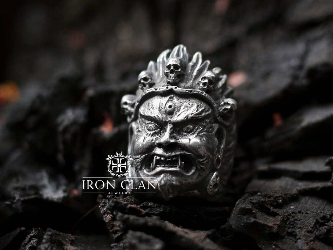 MAHAKALA RING (historical Ring • Handsculpted Ethnic Ring) - Etsy