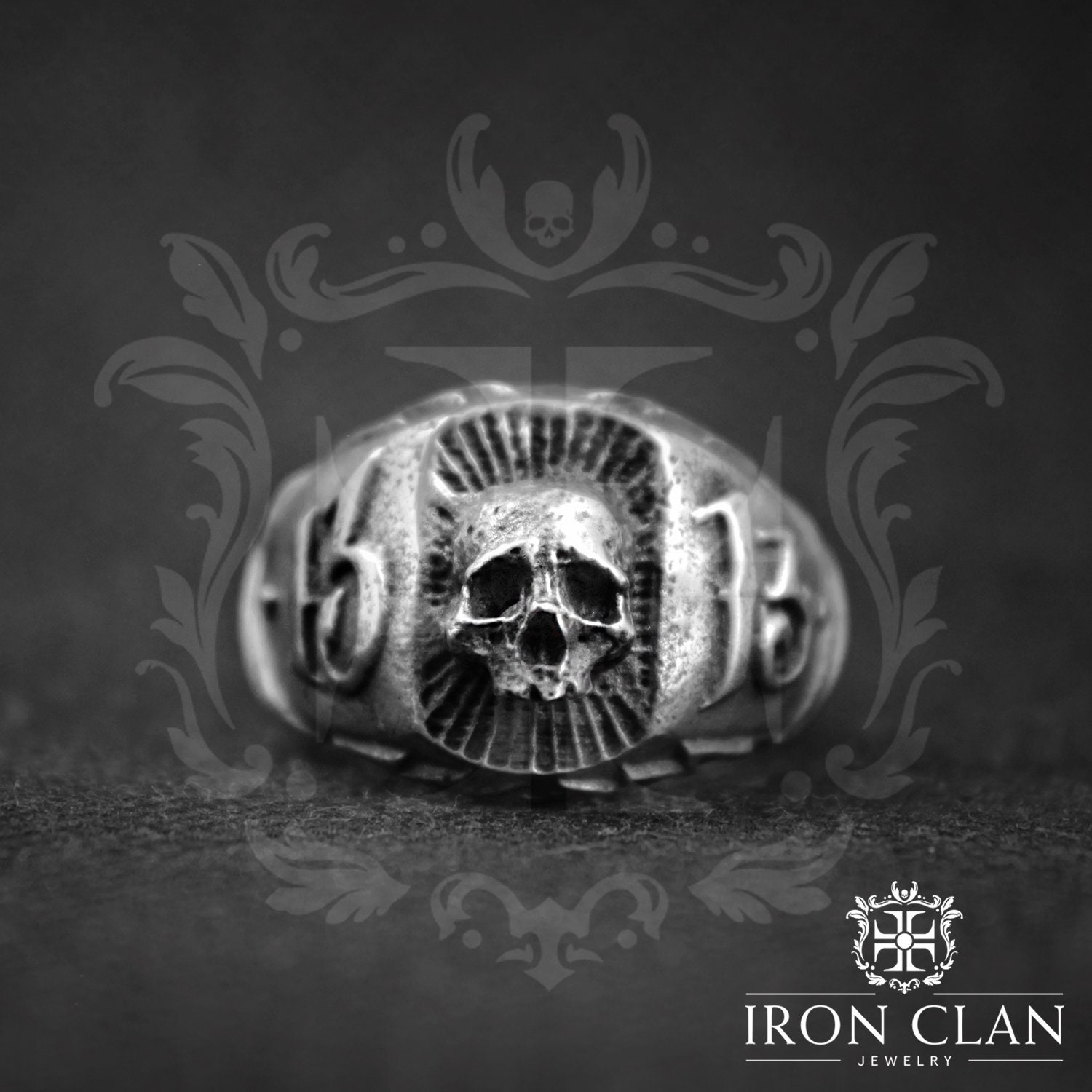 ISCARIOT handsculpted Skull Ring Historical Ring - Etsy