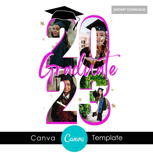 Graduation Collage Tshirt Template - Etsy