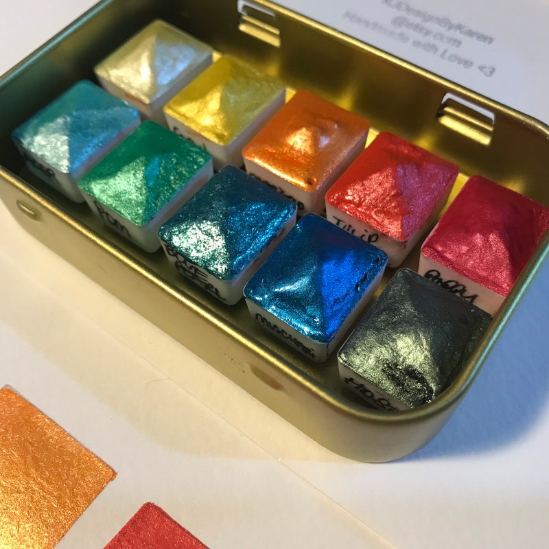 Metallic Watercolor - Etsy Australia