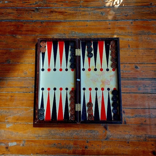 Retro Backgammon - Etsy
