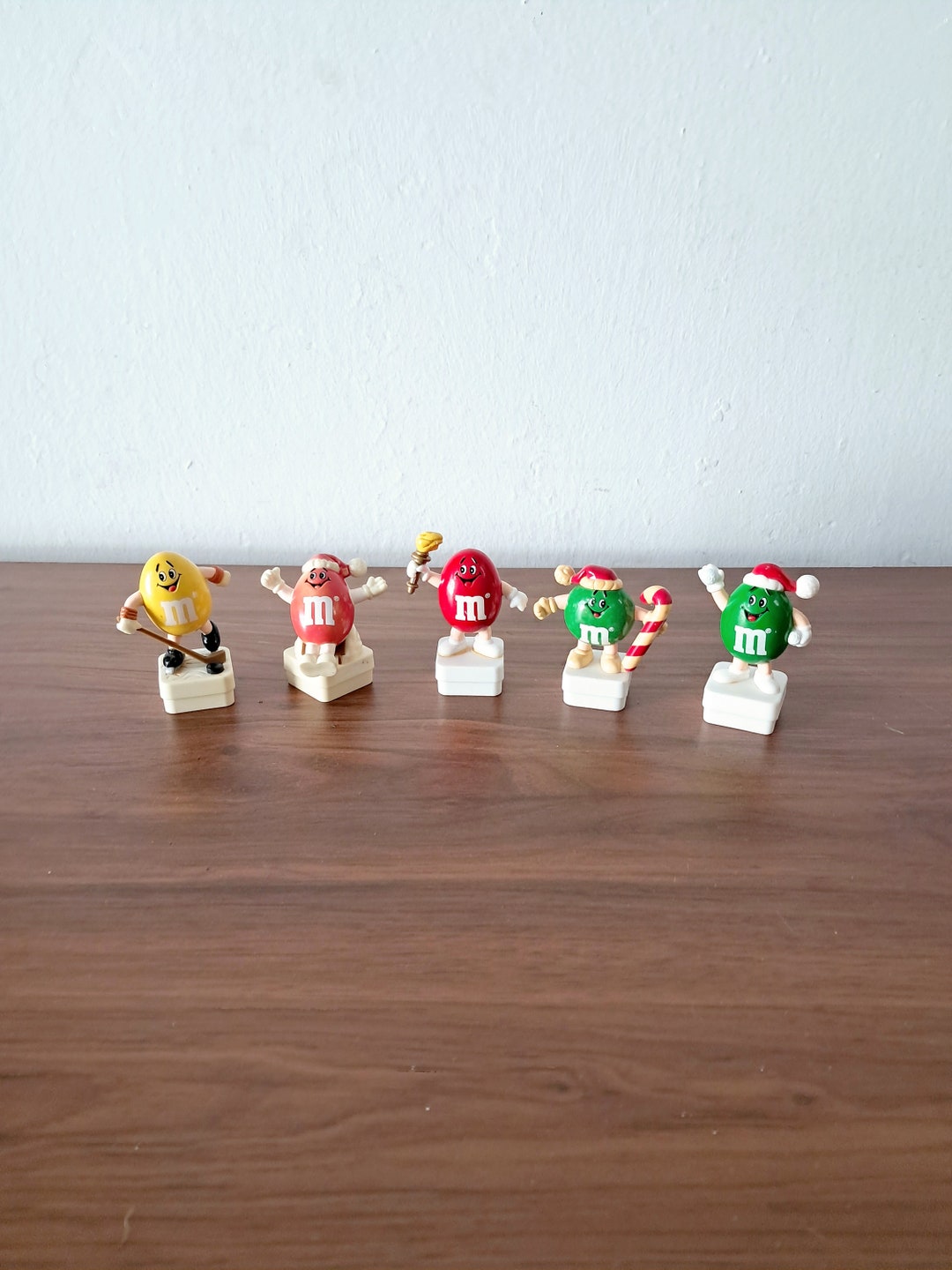 Vintage M&m's Collectible Figurines Lot - Etsy
