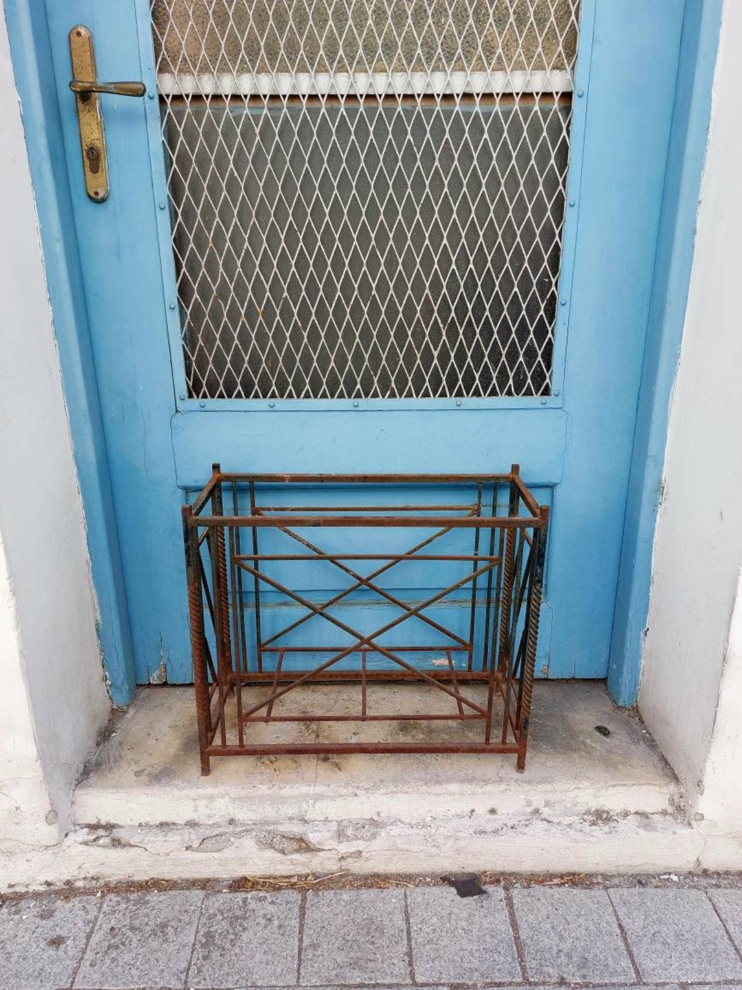 Vintage Handmade Cast Iron Plant Stand - Etsy