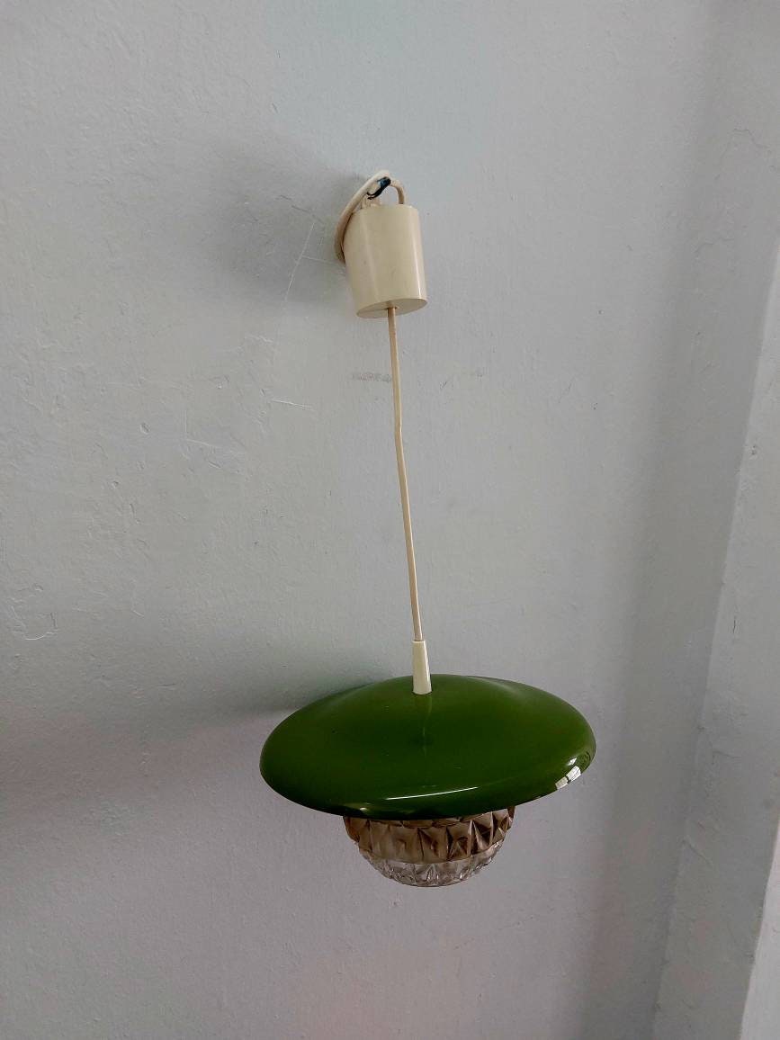 Vintage Mid-century Ceiling Light - Etsy
