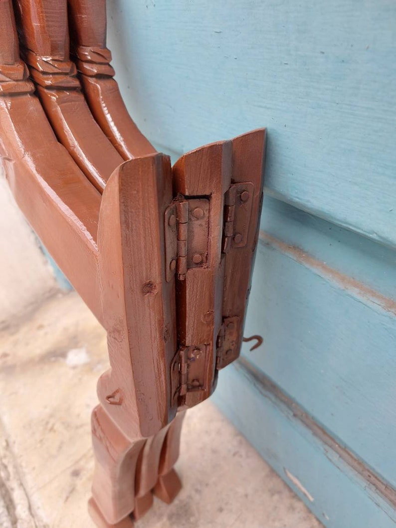 Vintage Wooden Folding Camel Table - Etsy