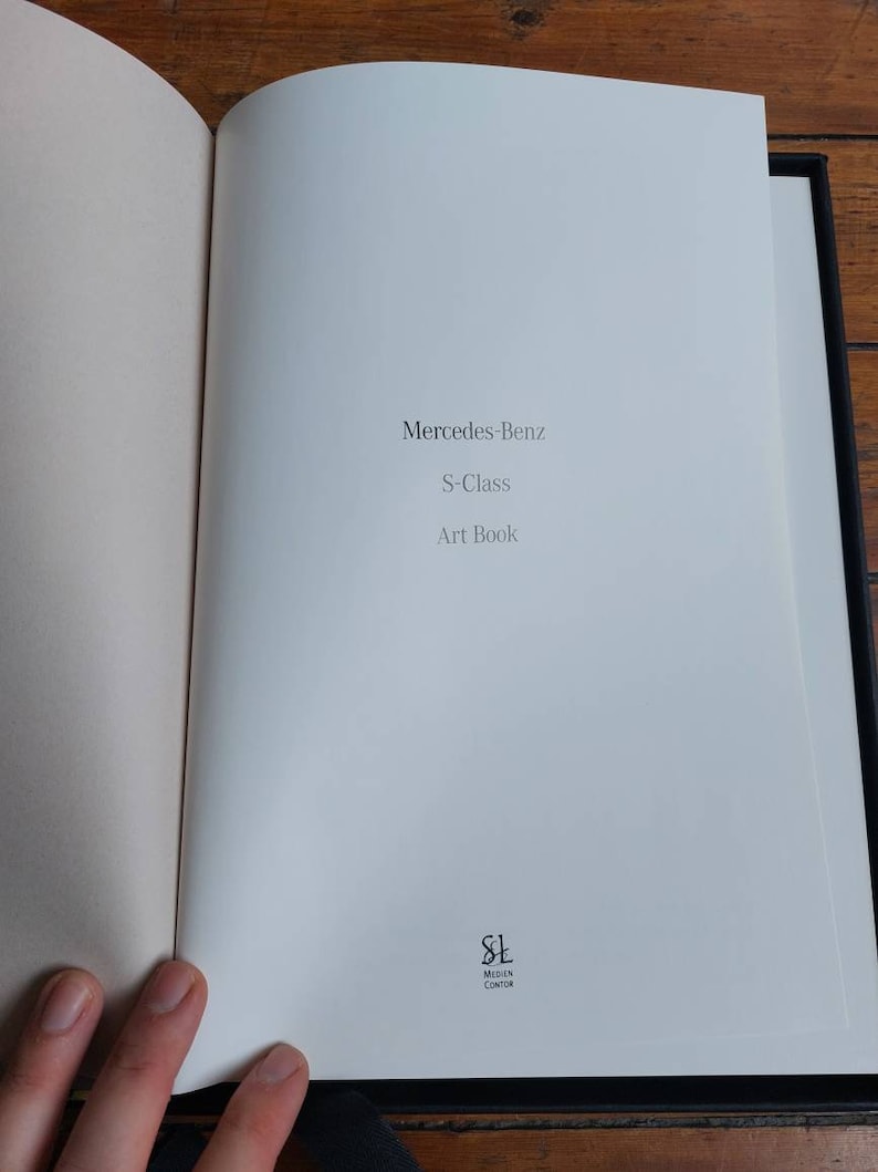 Mercedes Benz Art Book - Etsy