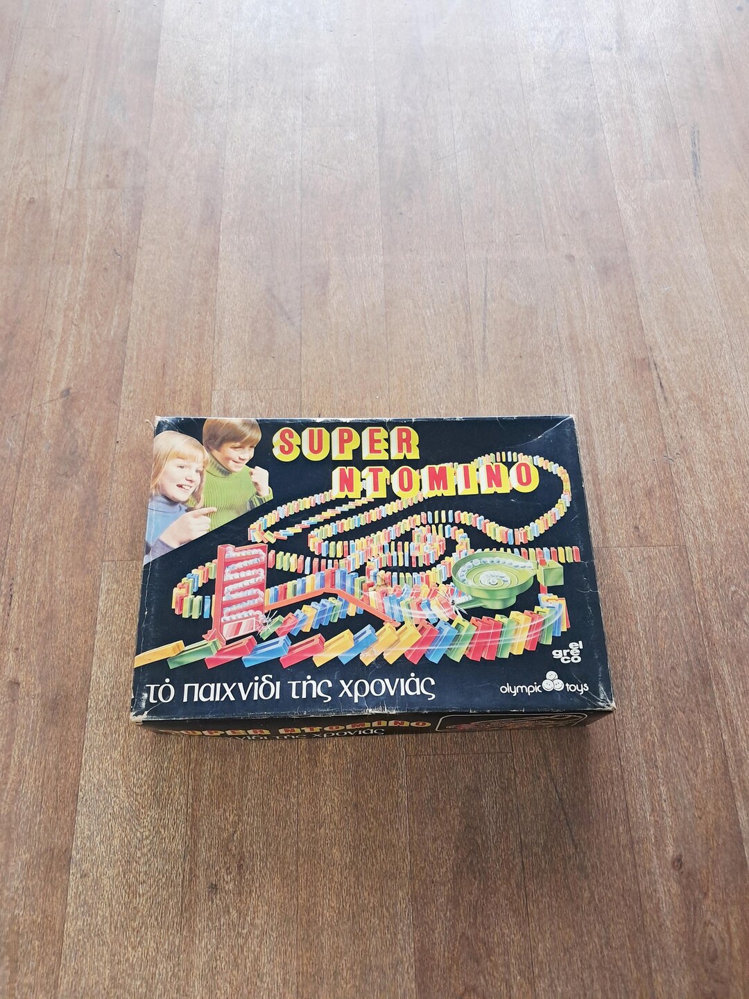 Vintage Greek Interactive Dominoes Board Game - Etsy