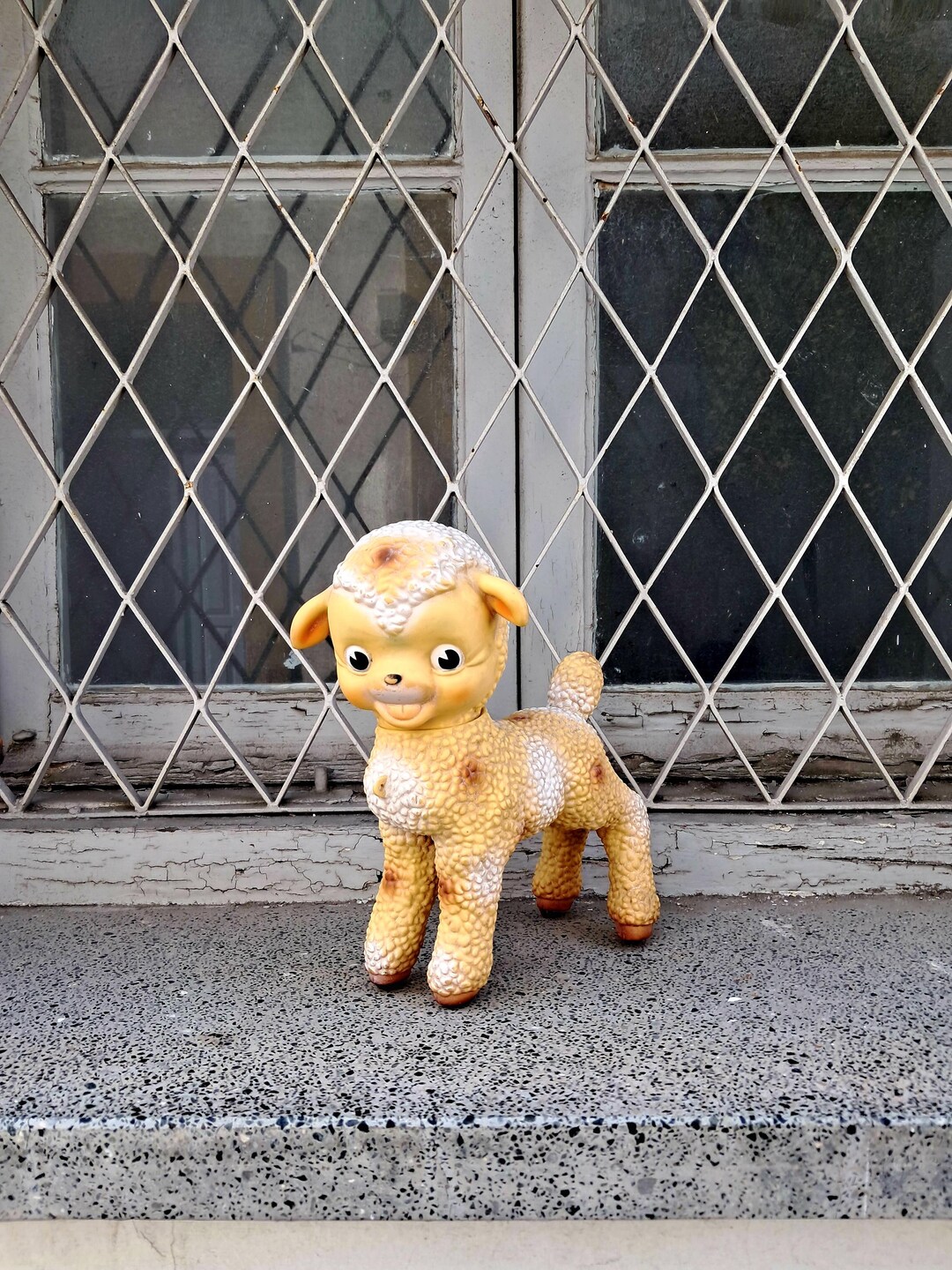 Vintage Sheep/lamb Rubber Squeaky Toy Made in Italy Rare - Etsy