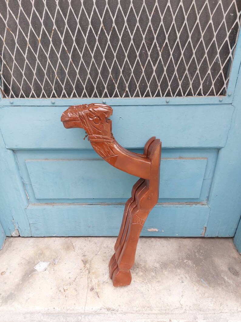 Vintage Wooden Folding Camel Table - Etsy