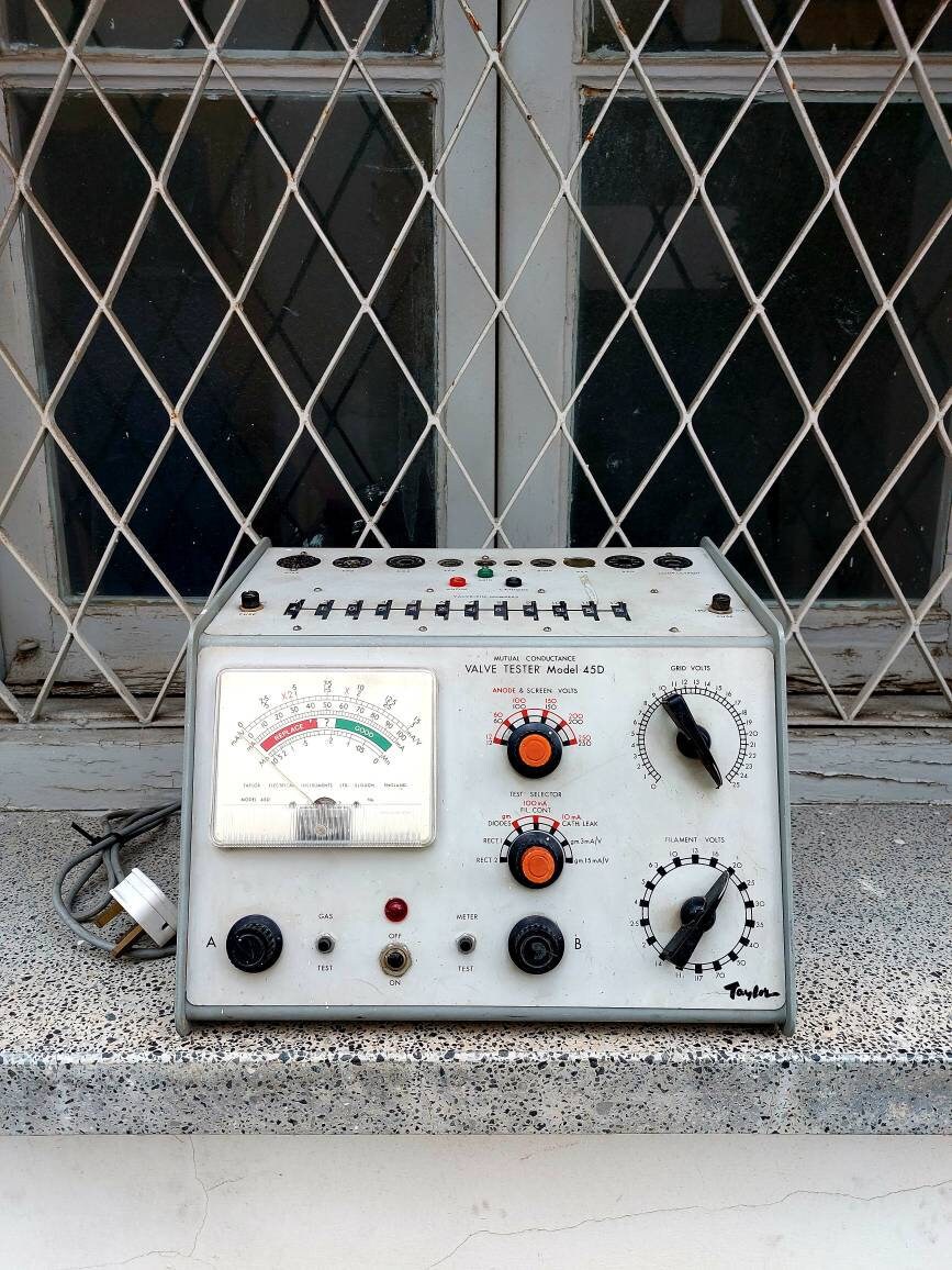 Vintage Taylor Electrical Valve Tester | Etsy