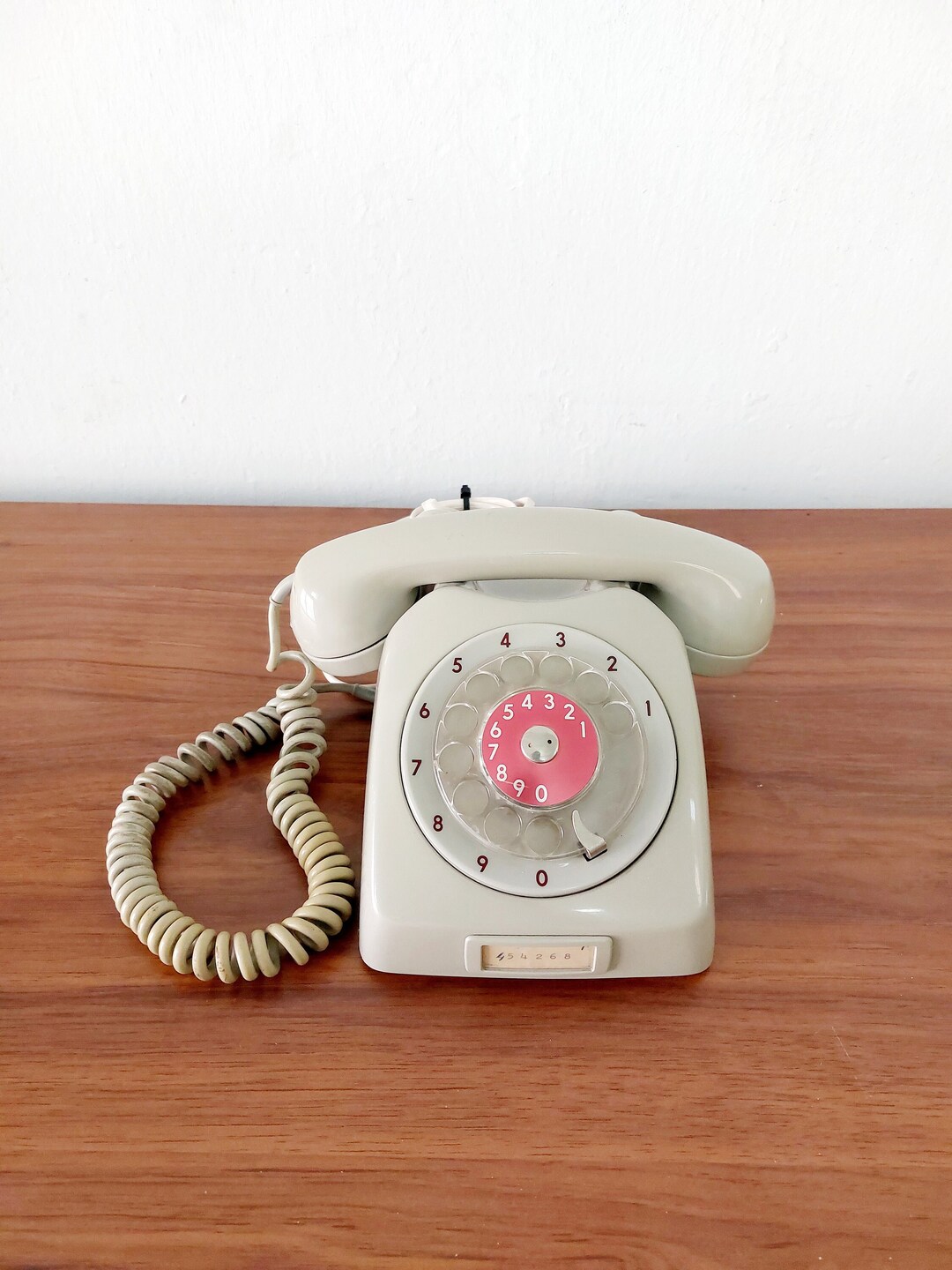Vintage Grey Ericsson Rotary Phone - Etsy