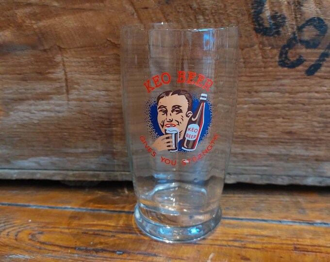 Rare Vintage KEO Cyprus Beer Glass - Etsy