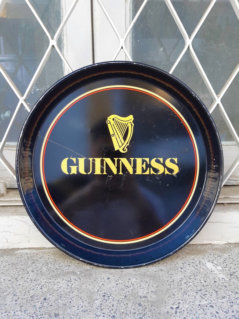 Vintage Guinness Advertising Tray - Etsy Sweden