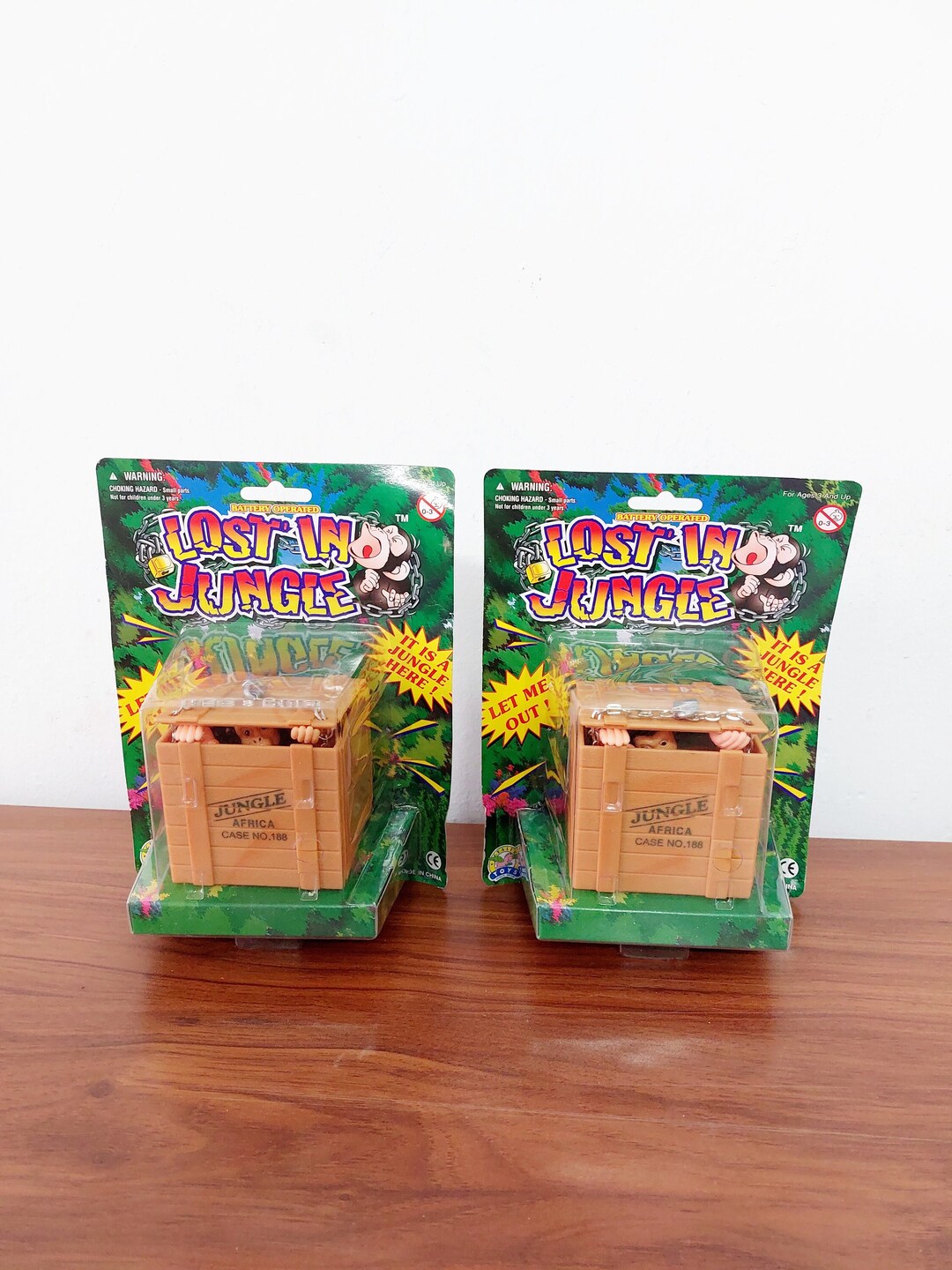 Vintage Lost in Jungle Crate Jump Toy - Etsy