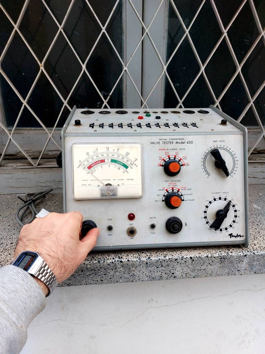 Vintage Taylor Electrical Valve Tester | Etsy