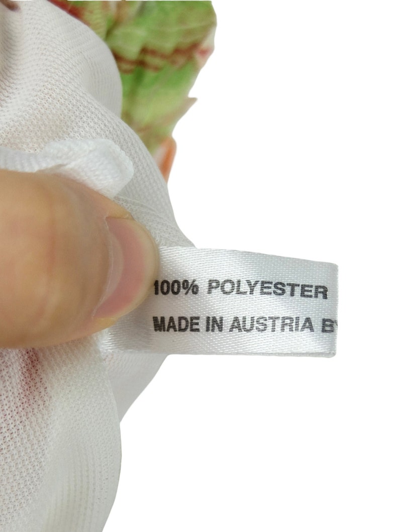 Vintage 2000s Y2K Subversive Preppy Bright Floral Print Crinkle Ruched ...