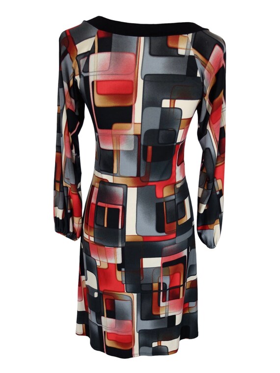 Vintage 2000s Y2K Mod Chic Formal Minimalist Red & Gr… - Gem