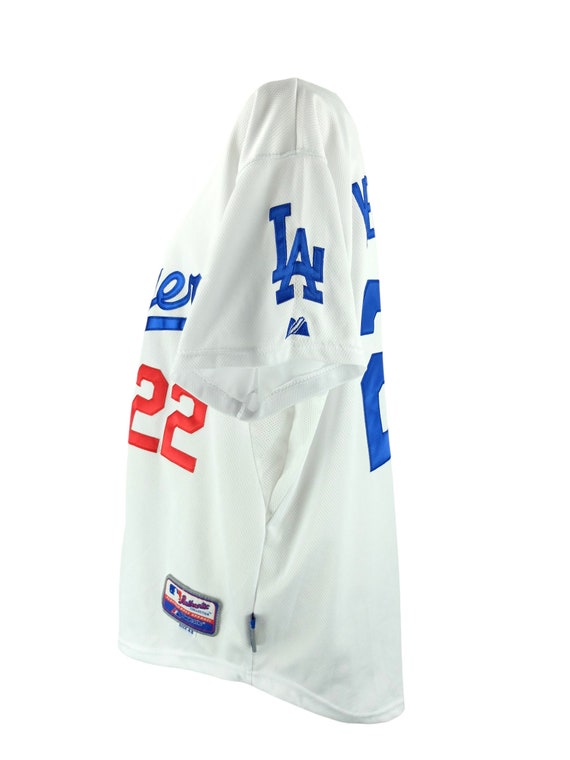 Vintage 2000s Y2K LA Dodgers Kershaw Number 22 Half S… - Gem