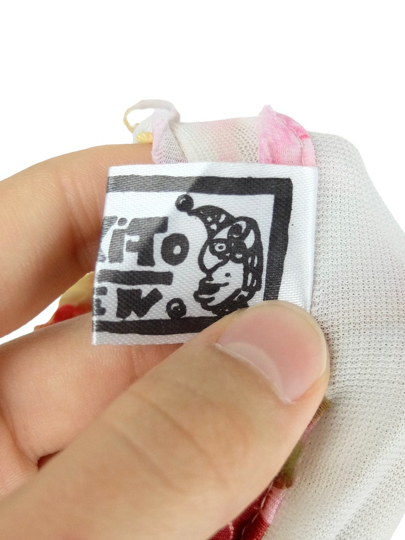 Vintage 2000s Y2K Subversive Preppy Bright Floral Print Crinkle Ruched ...