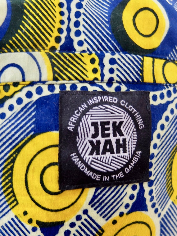 Jekkah Handmade African Psychedelic Abstract Print Hi… - Gem