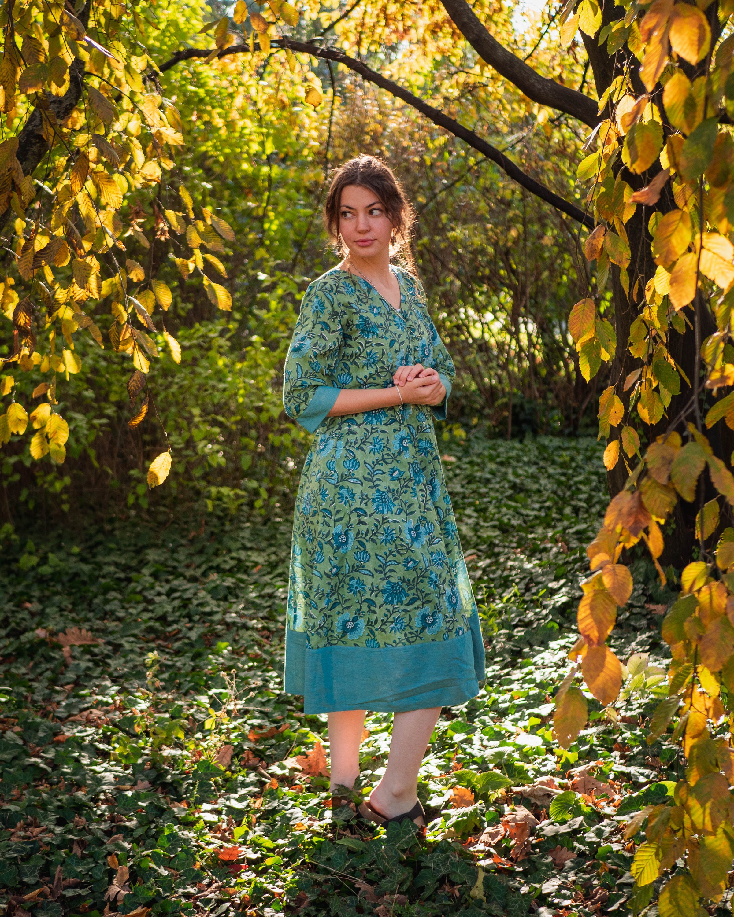 Devakanya-dresscalf Lengthhand Block | Etsy