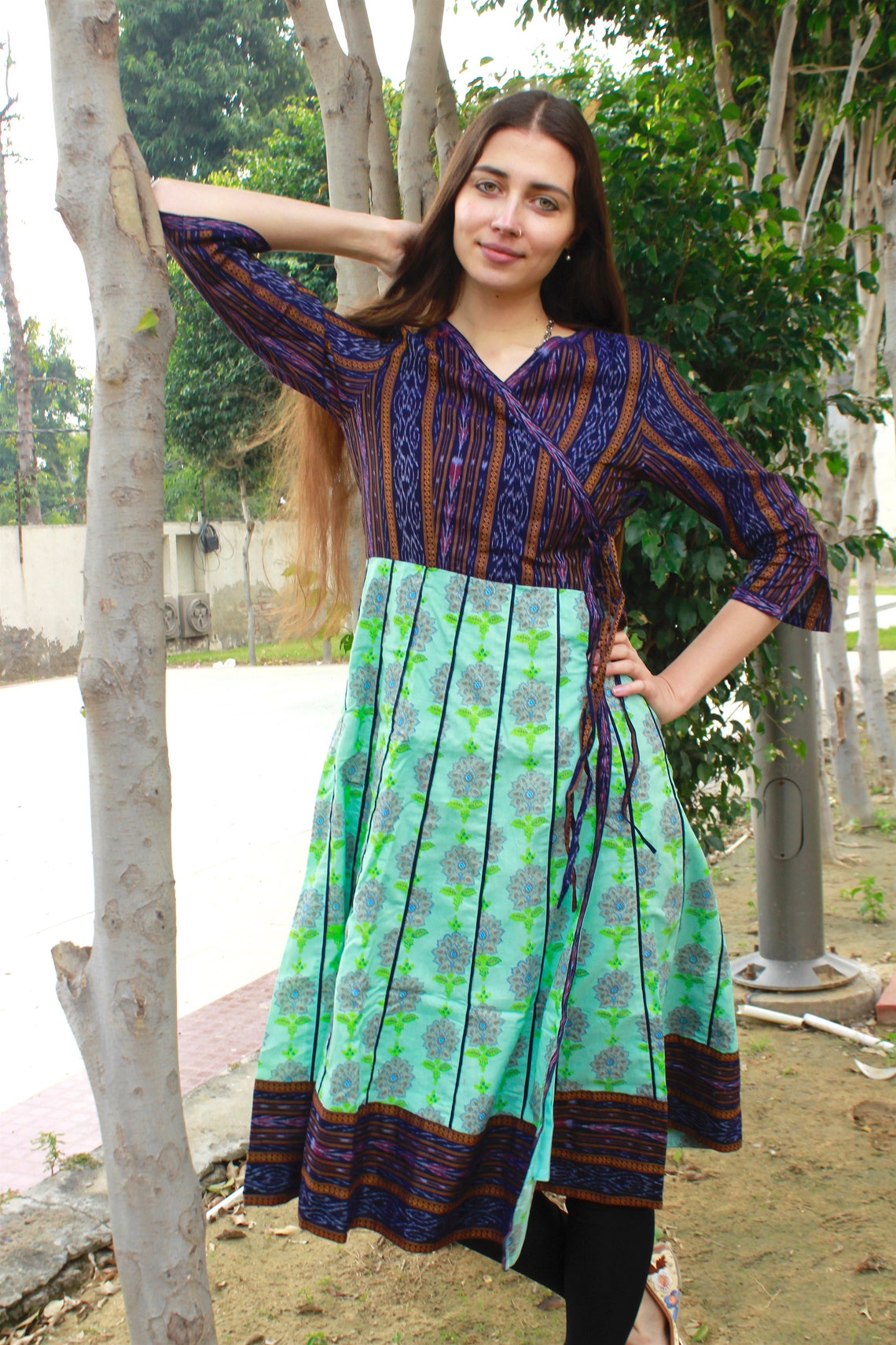 New Remuna-anarkali Dresshand Block - Etsy UK