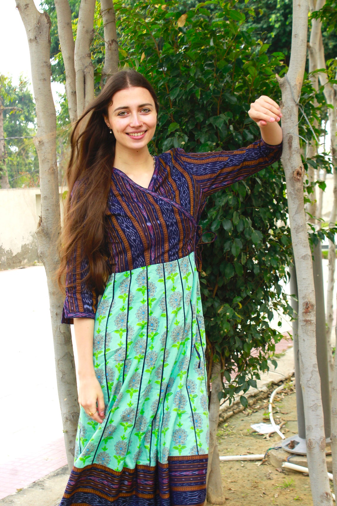 New Remuna-anarkali Dresshand Block - Etsy UK