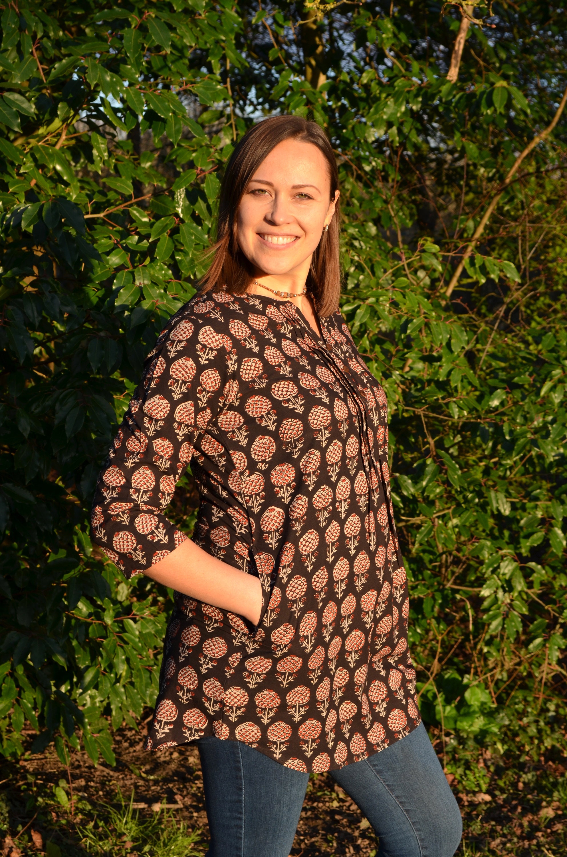 New Abhilasha Tunic Shirtpure Cottonhand Block - Etsy UK