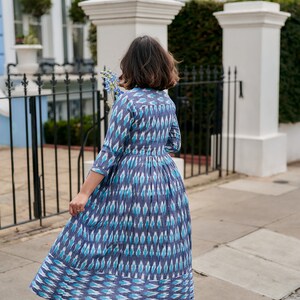 New Varuni Dress,pure Cotton,handloom,ikat,bohemian,casual-occasional ...