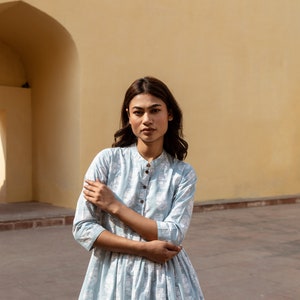 New Ellora Dress,pure Cotton,hand Block Printed,bohemian,casual ...