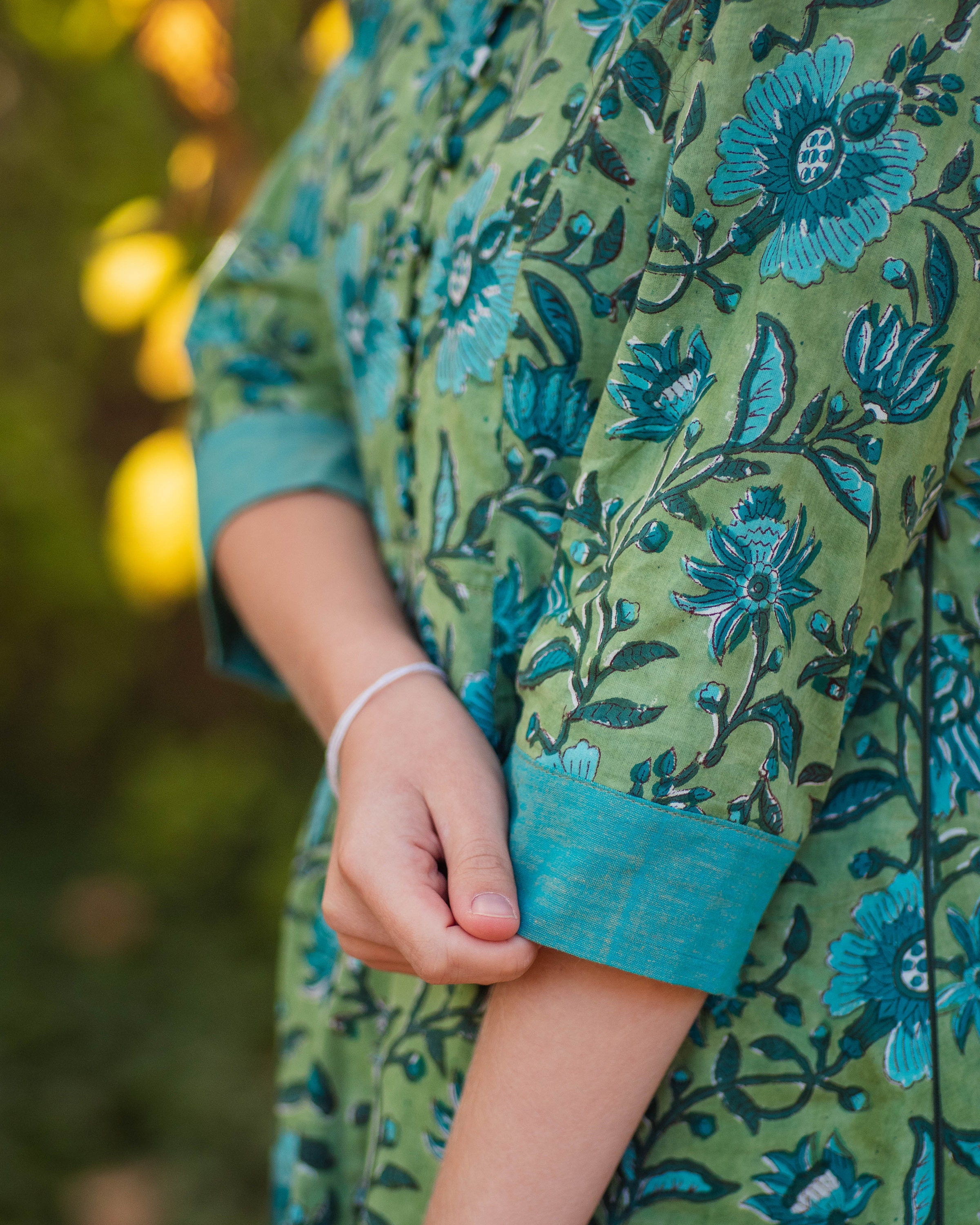 Devakanya-dresscalf Lengthhand Block | Etsy