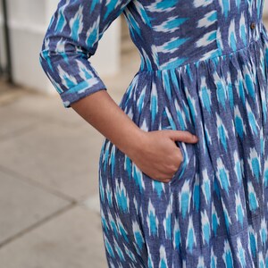 New Varuni Dress,pure Cotton,handloom,ikat,bohemian,casual-occasional ...