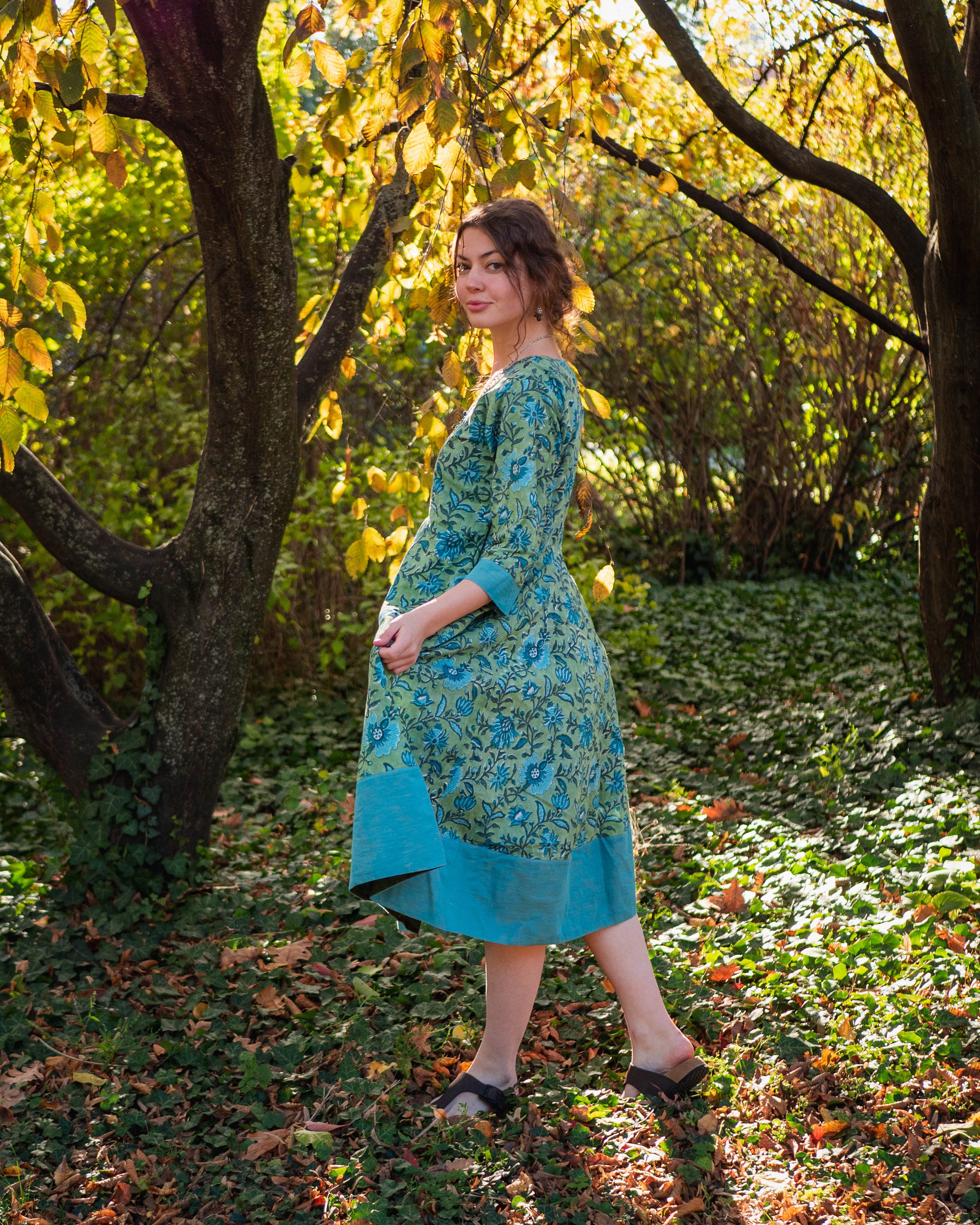 Devakanya-dresscalf Lengthhand Block | Etsy