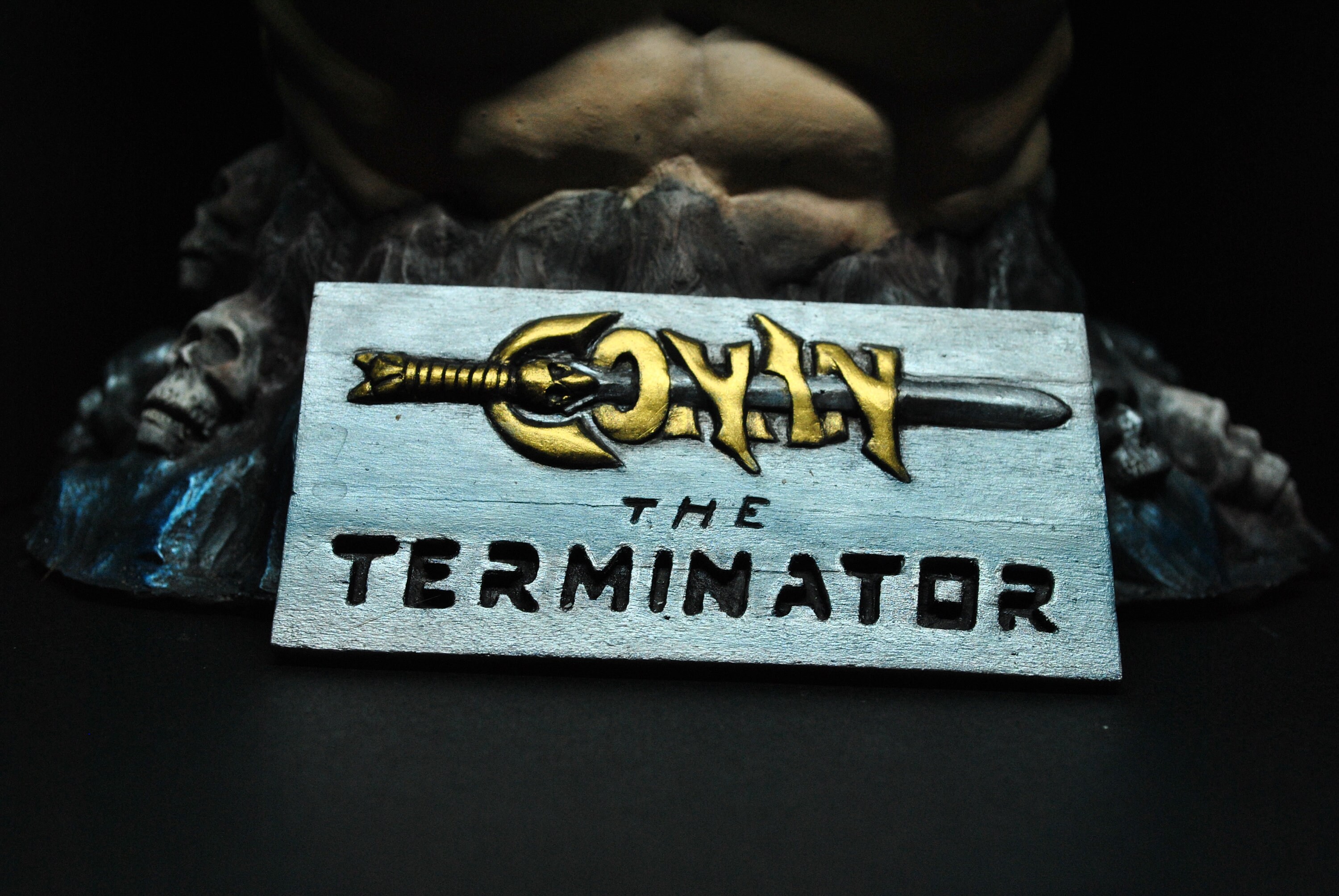 Conan the Terminator Cross Over Collectible Statue - Etsy UK