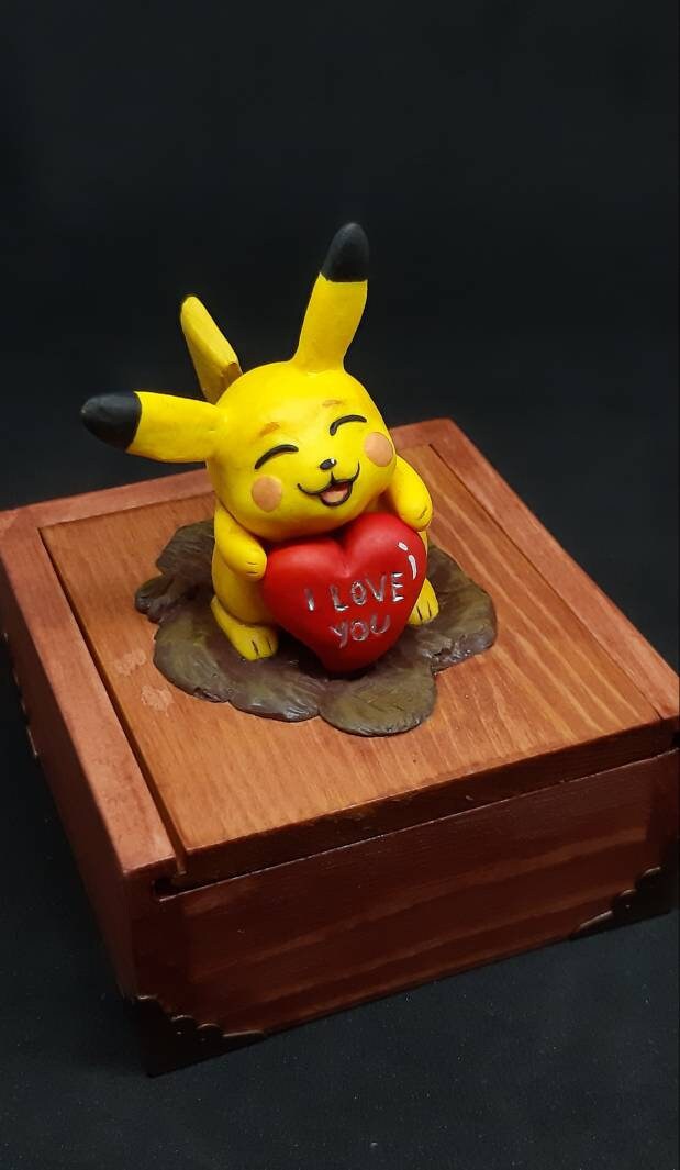 Pokemon Pikachu Wooden Box for Objects. - Etsy