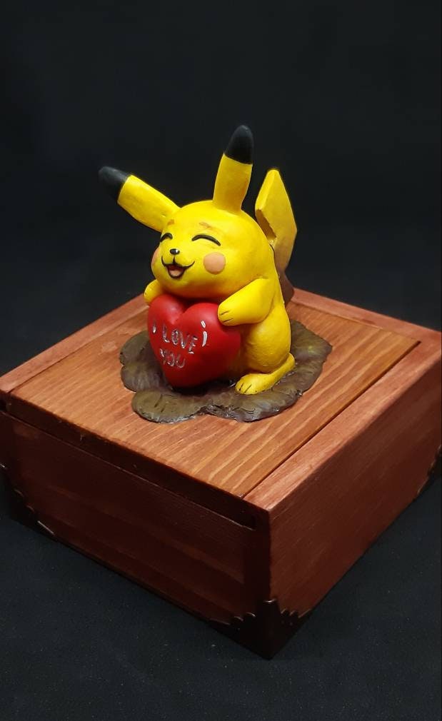 Pokemon Pikachu Wooden Box for Objects. - Etsy