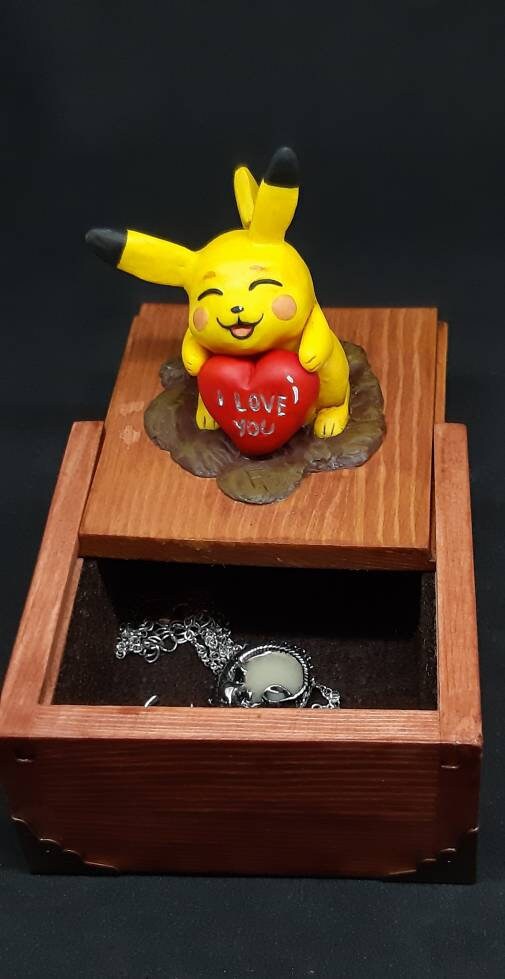 Pokemon Pikachu Wooden Box for Objects. - Etsy