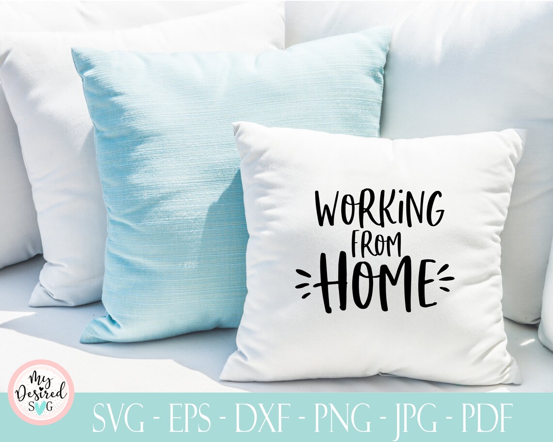 Working From Home Svg Home Office Svg Non Essential 2020 | Etsy