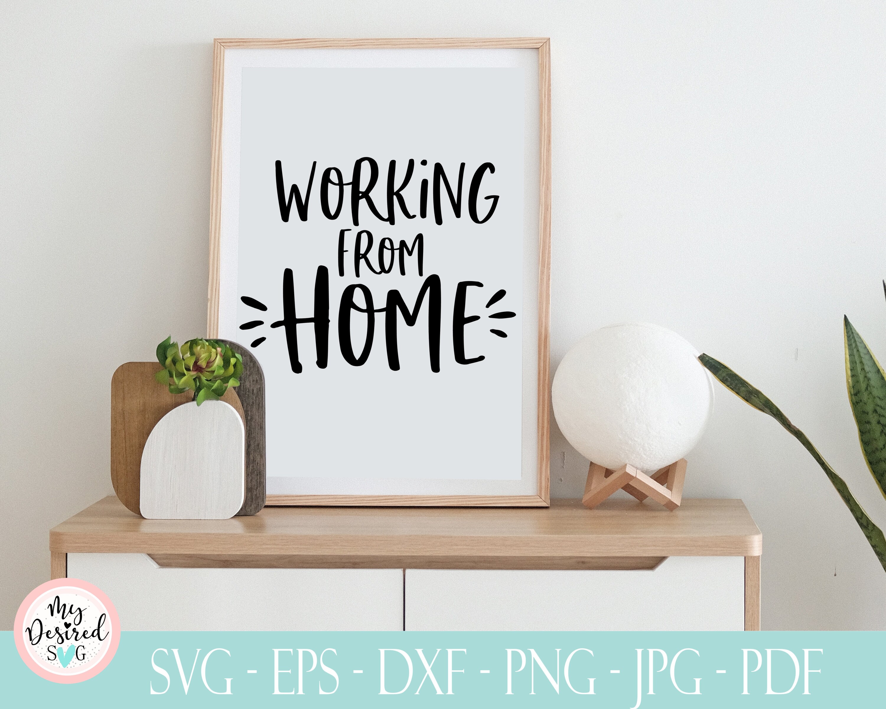 Working From Home Svg Home Office Svg Non Essential 2020 | Etsy