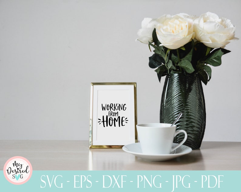 Working From Home Svg Home Office Svg Non Essential 2020 | Etsy
