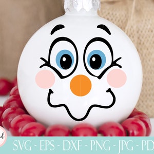 Snowman Face SVG Bundle Cutting File Snowman Face Png, Snowman Clipart ...