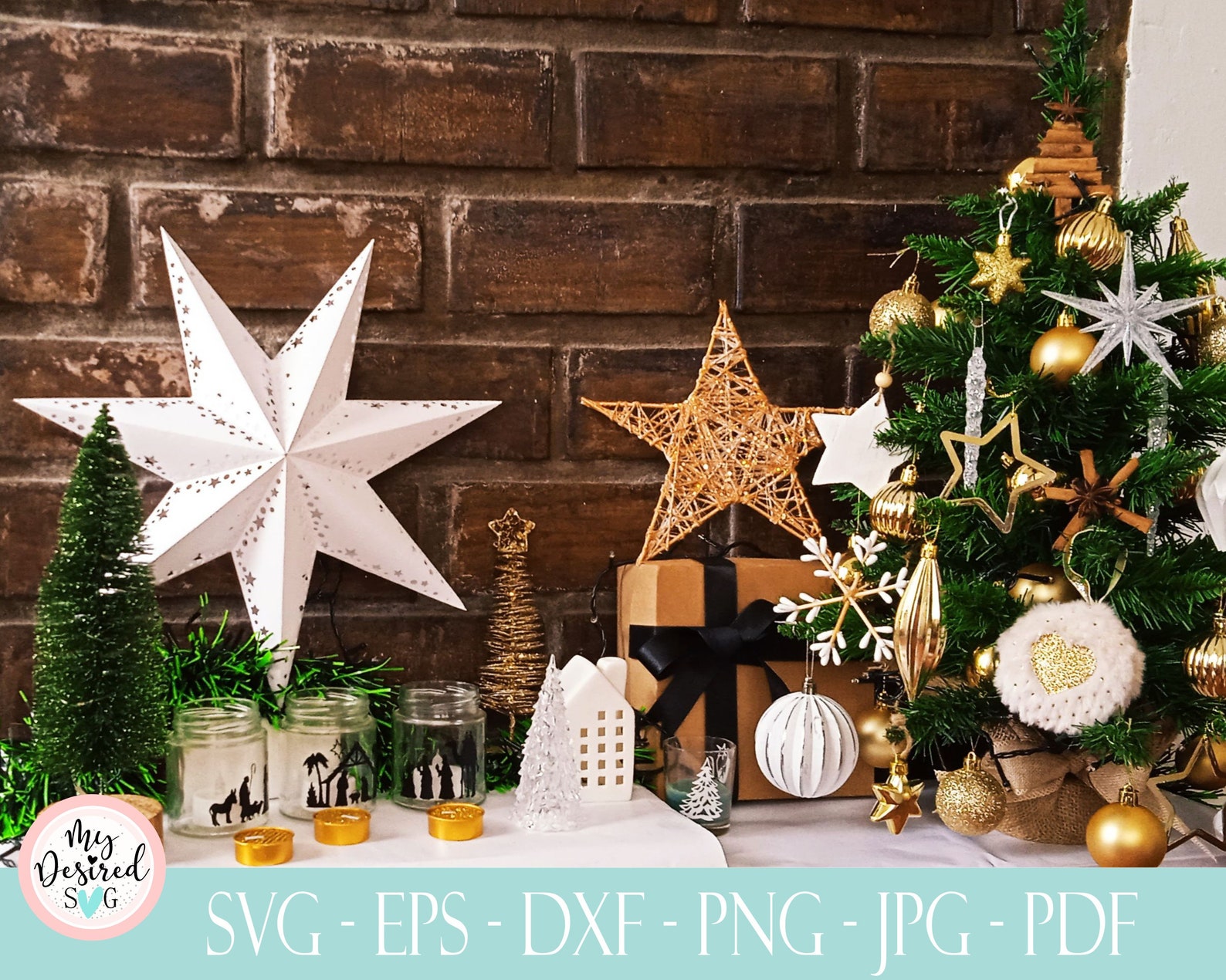 Christmas Tree Star 3D SVG Cutting File for Tree Topper - Etsy