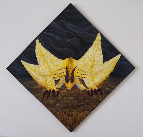 Shagaru Magala Original Acrylic Monster Hunter MH4U Painting | Etsy